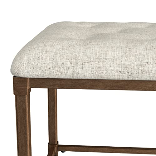 Hillsdale Furniture Katherine Vanity Stool, Golden Bronze