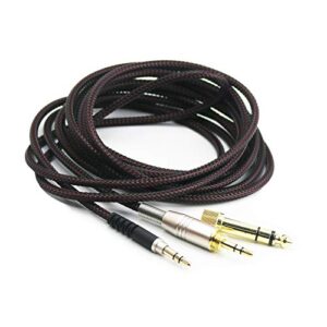 newfantasia replacement audio upgrade cable compatible with audio-technica ath-m50xbt, ath-ar3btbk, ath-sr50bt, ath-anc9, ath-anc7b, ath-sr5btbk, ath-s700bt headphones 3meters/9.9ft