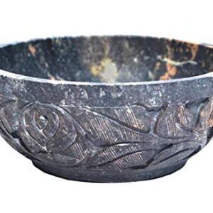 Nirvana Class - Soapstone Scrying and Smudge Bowl (Scrying - Bowls & Mirrors) (4 Inch) From India