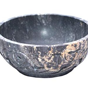 Nirvana Class - Soapstone Scrying and Smudge Bowl (Scrying - Bowls & Mirrors) (4 Inch) From India