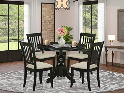 East West Furniture SHDA5-BLK-C, 5-Piece