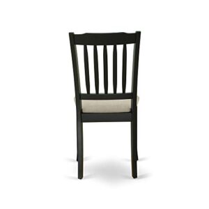 East West Furniture SHDA5-BLK-C, 5-Piece