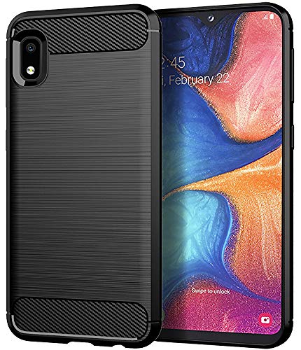 Galaxy A10E Case, Samsung A10E Case, Asmart Shock Absorption Galaxy A10E Phone Case Slim TPU Bumper Cover Soft Flexible Galaxy A10E Skin Lightweight Protective Case for Samsung Galaxy A10E, Black