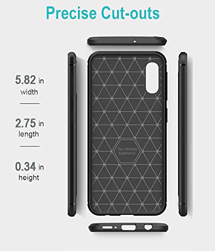 Galaxy A10E Case, Samsung A10E Case, Asmart Shock Absorption Galaxy A10E Phone Case Slim TPU Bumper Cover Soft Flexible Galaxy A10E Skin Lightweight Protective Case for Samsung Galaxy A10E, Black