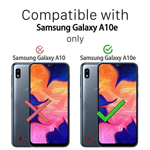 Galaxy A10E Case, Samsung A10E Case, Asmart Shock Absorption Galaxy A10E Phone Case Slim TPU Bumper Cover Soft Flexible Galaxy A10E Skin Lightweight Protective Case for Samsung Galaxy A10E, Black