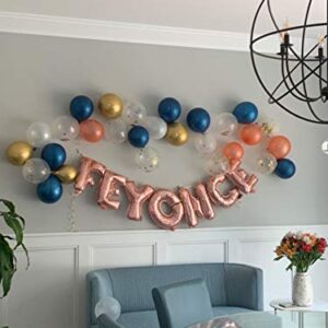 LaVenty Set of 12 Rose Gold FEYONCE Balloons Bachelorette Party Decor Feyonce Party Decoration Engagement Balloon Proposal Decoration