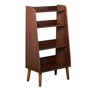 southern enterprises berritza bookcase, walnut