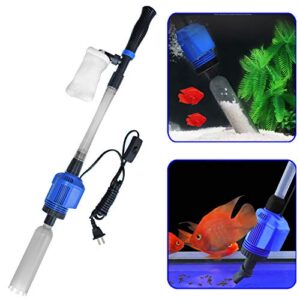 yadico auto electric aquarium gravel cleaner, 3 in 1 automatic sludge extractor for fish plant tanks