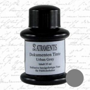 document urban grey premium handmade fountain pen bottled ink 45 ml