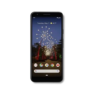 google pixel 3a smartphone (g020e) gsm unlocked + verizon - 64gb / just black (renewed)