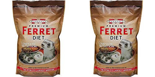 Marshall Premium Ferret Diet Food, 4 Pound, 2 Pack