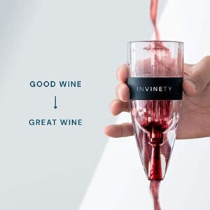 Wine Aerator by Invinety | All in one Diffuser, Decanter and Oxygenator | Enhance Wine Flavors with a Smoother Finish | Premium Aerating Decanter