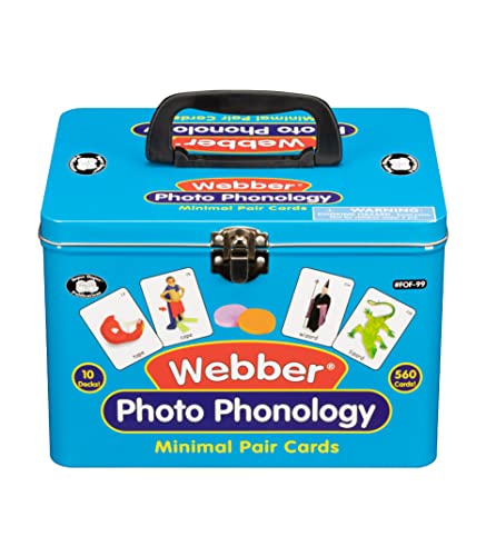 Super Duper Publications | Set of 10 Photo Phonology Minimal Pair Flash Cards Fun Deck Combo | Educational Learning Resource for Children