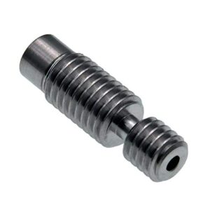 [gulfcoast robotics] titanium all-metal heatbreak polished for v6 hotends | 1.75mm filament | m6-m7 threads