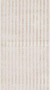 Unique Loom Sabrina Soto Outdoor Collection Geometric, Modern, Vibrant, Carved Area Rug, 2 ft x 6 ft, Beige