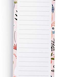 Jot & Mark Shopping List Pads Floral Print | Elegant Notepads for Groceries and To-Do Lists (Set of 3)