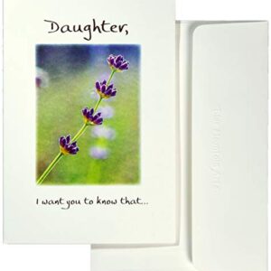 Blue Mountain Arts Greeting Card “Daughter, I Want You To Know That…” Is The Perfect Birthday, Graduation, “Thinking of You,” or “I Love You” Card From a Mom or Dad, by Douglas Pagels