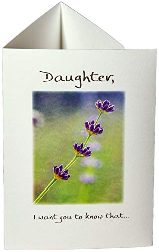 Blue Mountain Arts Greeting Card “Daughter, I Want You To Know That…” Is The Perfect Birthday, Graduation, “Thinking of You,” or “I Love You” Card From a Mom or Dad, by Douglas Pagels