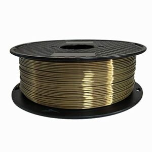 Silk Antique Gold PLA Filament 1.75 mm 1KG 3D Printer Filament 2.2LS Shiny Silky Gold Filament 3D Printing Materials HZST3D