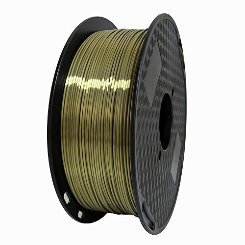 Silk Antique Gold PLA Filament 1.75 mm 1KG 3D Printer Filament 2.2LS Shiny Silky Gold Filament 3D Printing Materials HZST3D