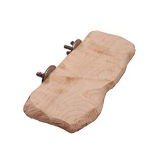 Hardwood Platform NU Perch for Small to Medium Parrots