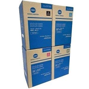 konica minolta bizhub c3350i toner set 9k black, 13k colors