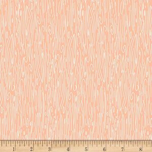 art gallery fabrics art gallery hello bear wild wood nectar fabric, orange