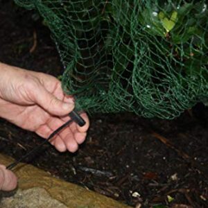 Deer-Terrent Plant Netting Cover- Size 6' X 6' for Shrubs Up to 2.5-3' Tall (6ft x 6ft). Repels Deer from Your Plants. Deer Protection for Plants