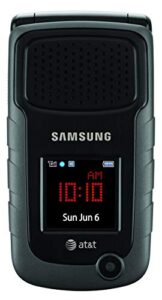 samsung rugby ii, black (at&t) (renewed)