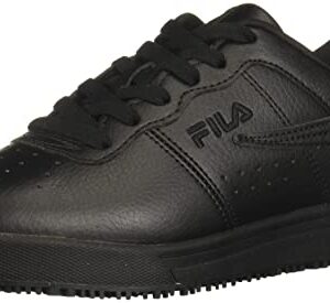 Fila womens Work Health Care Professional Shoe, Black/Black/Black, 8.5 US