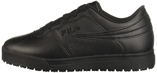 Fila womens Work Health Care Professional Shoe, Black/Black/Black, 8.5 US