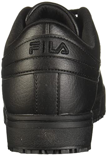 Fila womens Work Health Care Professional Shoe, Black/Black/Black, 8.5 US