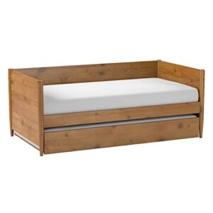 camaflexi mid-century daybed, twin, castanho