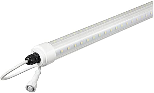 Sunlite 41251-SU 5' Foot LED Refrigerator Light Fixture, 22 Watts, 2196 Lumen, Coolers, Freezers, Display Cases, Fridge, IP65, UL Listed, DLC Listed, 5000K Daylight 2 Pack