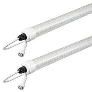 sunlite 41251-su 5' foot led refrigerator light fixture, 22 watts, 2196 lumen, coolers, freezers, display cases, fridge, ip65, ul listed, dlc listed, 5000k daylight 2 pack