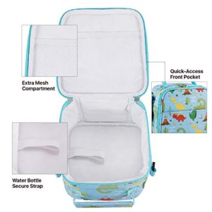 Flexzion Insulated Lunch Box for Kids Boys Dinosaur Lunch Box Girl Boy Toddler Daycare Lunch Bag for Kindergarten Pre School Hot and Cold Dino Lunch Case Kids Lunch Box with Water Bottle Holder