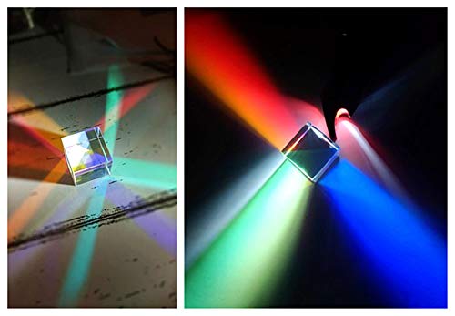 23mm X-Cube RGB Prism Dispersion Prism for Physics and Decoration 1pcs