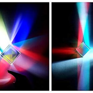 23mm X-Cube RGB Prism Dispersion Prism for Physics and Decoration 1pcs