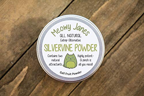 Meowy Janes Silver Vine for Cats - 45 Grams of Powder - All Natural Catnip Alternative