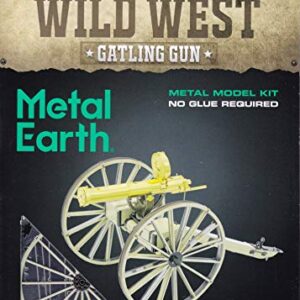 Fascinations Metal Earth Wild West Gatling Gun 3D Metal Model Kit