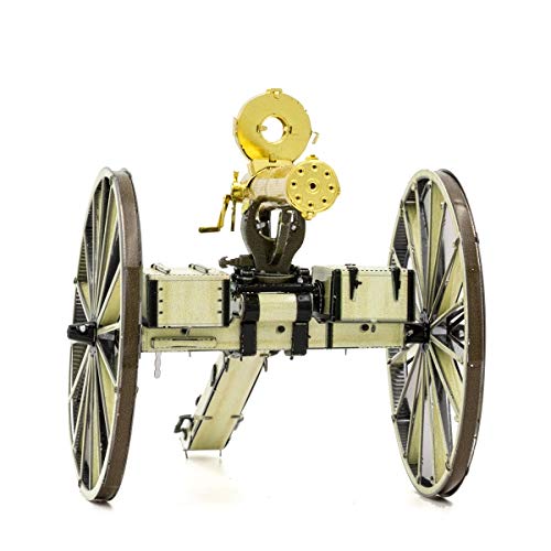 Fascinations Metal Earth Wild West Gatling Gun 3D Metal Model Kit