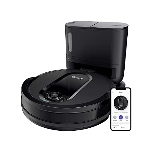 Shark IQ App-Controlled Self-Emptying Robot Vacuum, RV100AE/UR1000SR - Black (Renewed)