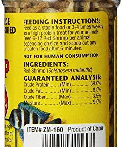 Zoo Med 2 Pack of Large Sun-Dried Red Shrimp, 0.5 Ounces Each, Treat for Large Tropical Fish and Aquatic Turtles