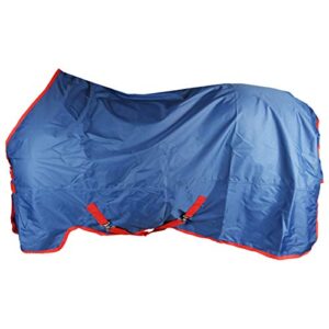 horseware mio 200g medium turnout blanket dark blue/dark blue & red 78