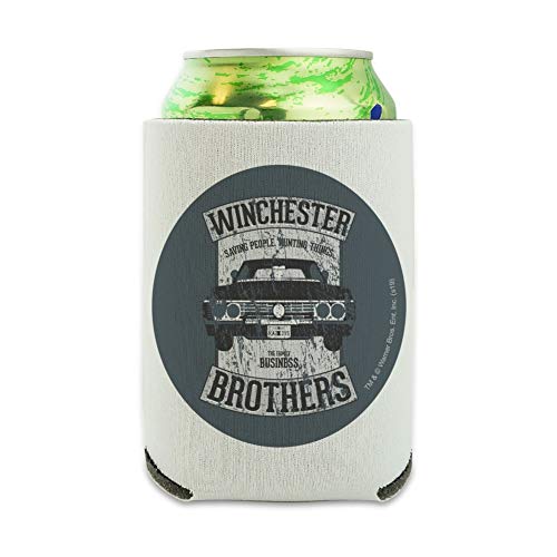 Supernatural Brother's Impala Can Cooler - Drink Sleeve Hugger Collapsible Insulator - Beverage Insulated Holder