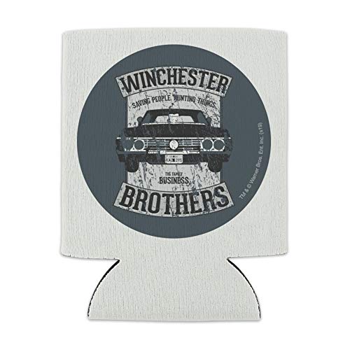 Supernatural Brother's Impala Can Cooler - Drink Sleeve Hugger Collapsible Insulator - Beverage Insulated Holder