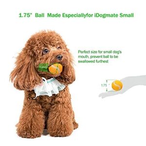 IDOGMATE Ball Launcher for Dogs, Automatic Dog Ball Thrower for Mini Dog with Rechargeable (Small Ball Thrower for Dogs with 3 Balls)