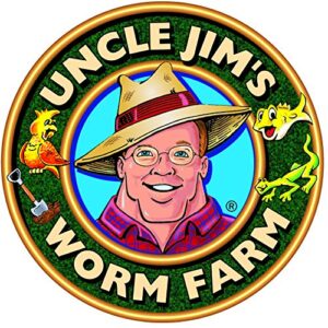 Uncle Jim's Worm Farm Live Super Red European Nightcrawlers for Composting and Garden Soil Aeration | Large Live Nightcrawlers Improve Soil Structure and Quality for Healthier Gardens | 100 Count