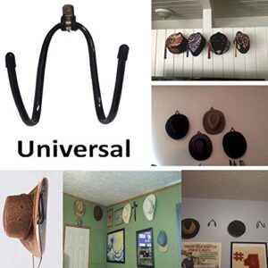 Metal Expandable or Grip Coat Rack Hanger, Wall Mounted Hook Hat Hanger Organizer for Hanging Hats, Caps, Mugs, Coats, Belt, Umbrella Coffee Mug Jewelry Hanging