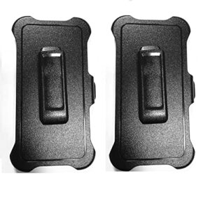 2 pack replacement belt clip holster for otterbox defender series case apple iphone 11 (6.1")